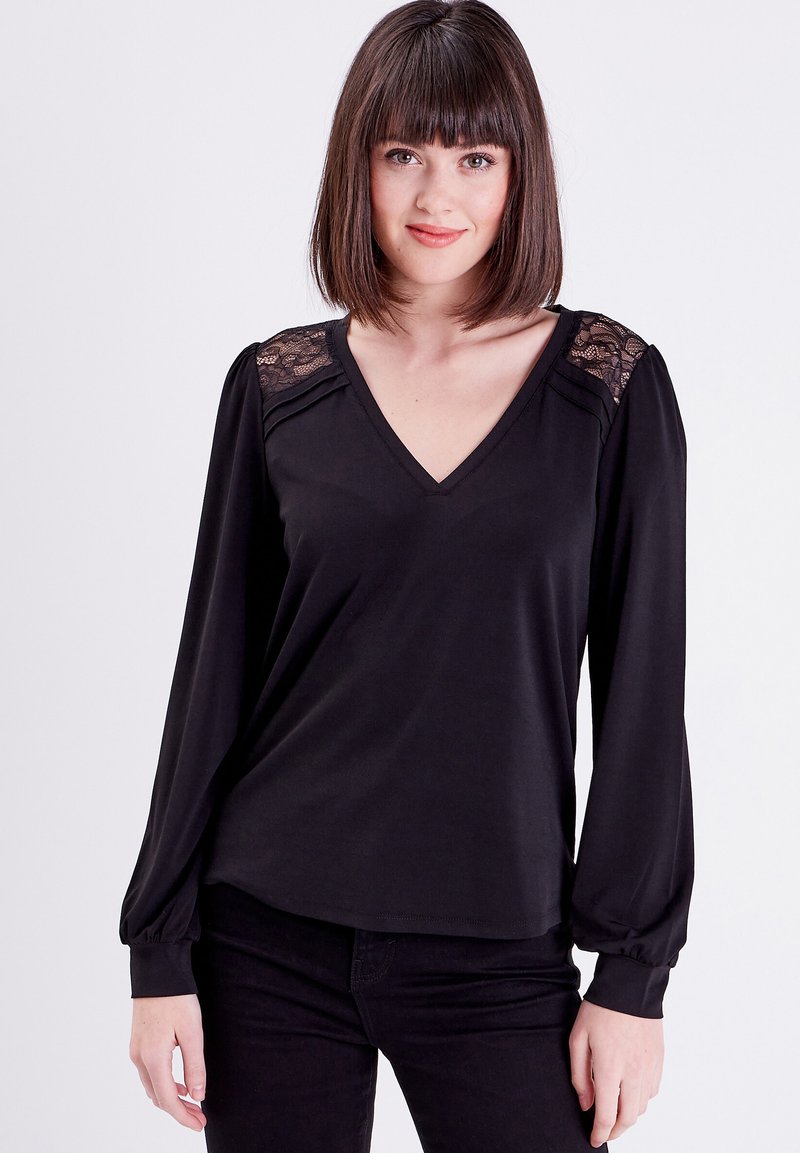 Cache Cache MIT LANGEN ÄRMELN - Longsleeve - noir/zwart - Zalando.nl