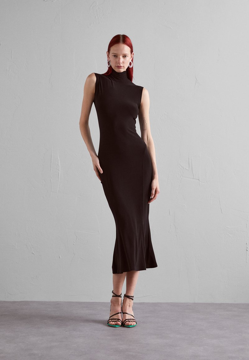 Norma Kamali SLEEVELESS TURTLE FISHTAIL DRESS TO MIDCALF - Shift dress ...