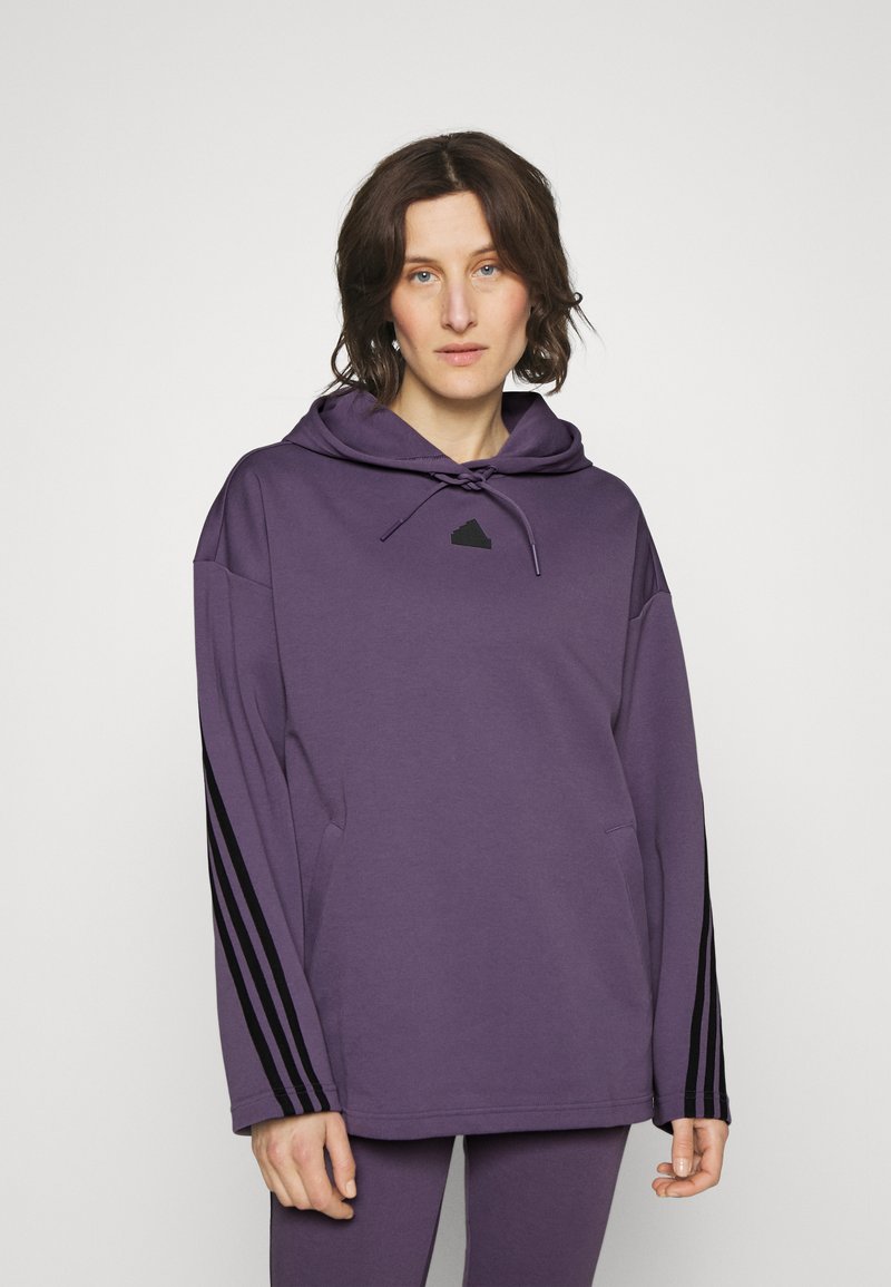 adidas Sportswear FUTURE ICONS 3-STRIPES - Mikina - shadow violet ...