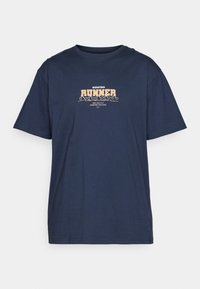 Denim Project RUNNER - T-shirt con stampa - carbon blue/blu - Zalando.it
