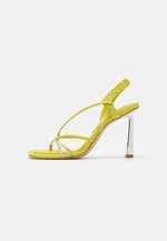 ALDO JULIET - Riemensandalette - bright green/grün - Zalando.at