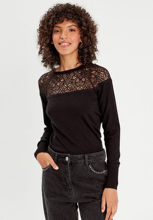 Cache Cache MIT LANGEN ÄRMELN - Blusa - noir/negro - Zalando.es