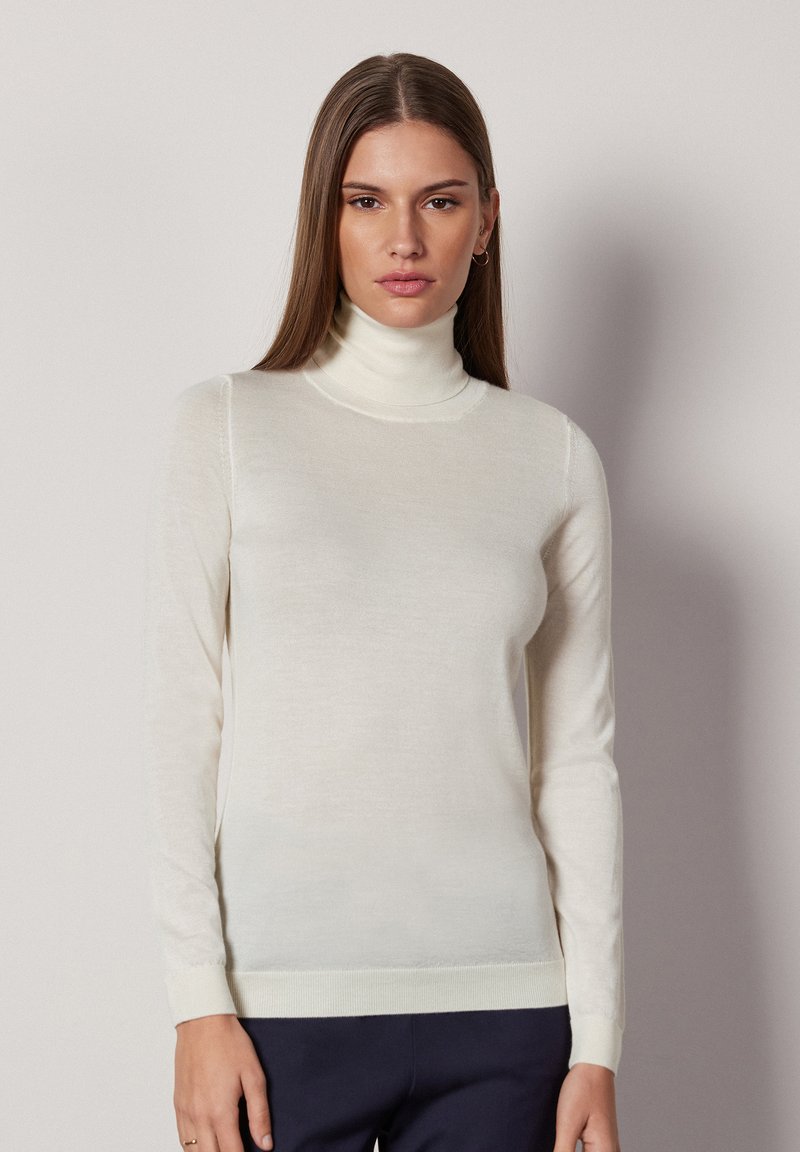Falconeri Sweter/biały - Zalando.pl