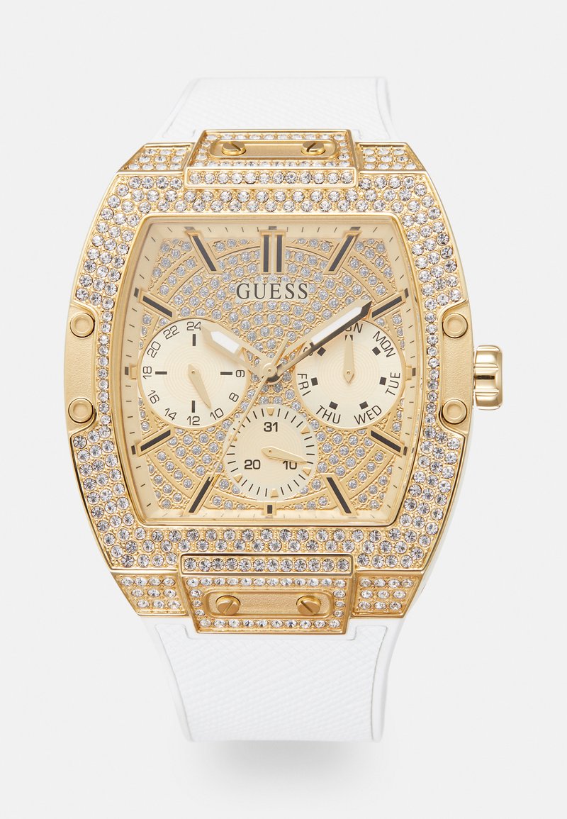 Guess ZALANDO EXCLUSIVE PHOENIX - Watch - white/gold-coloured/crystal ...