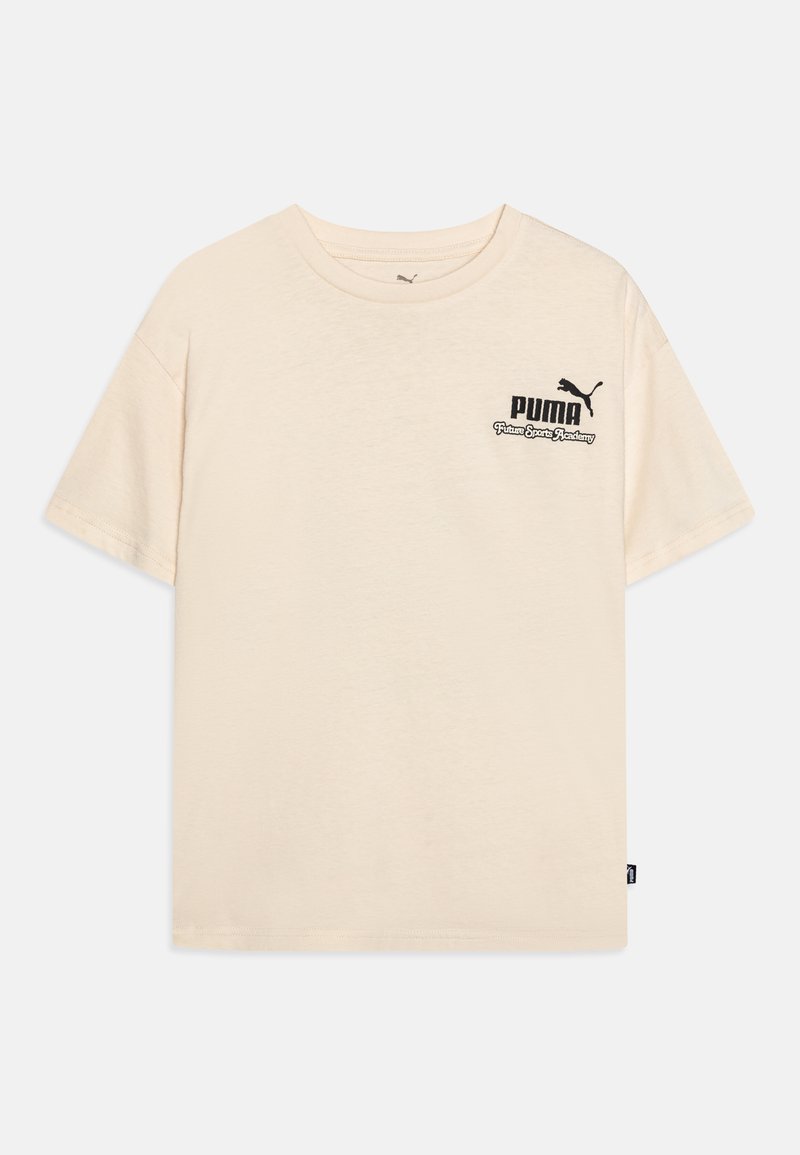 Puma MID 90S GRAPHIC TEE UNISEX - Print T-shirt - alpine snow/off-white ...