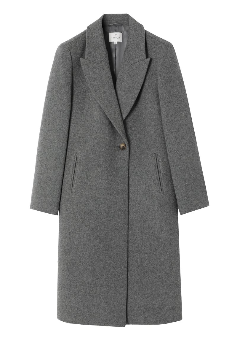 TATUUM SONIA 1 - Classic coat - mel anthracite/anthracite - Zalando
