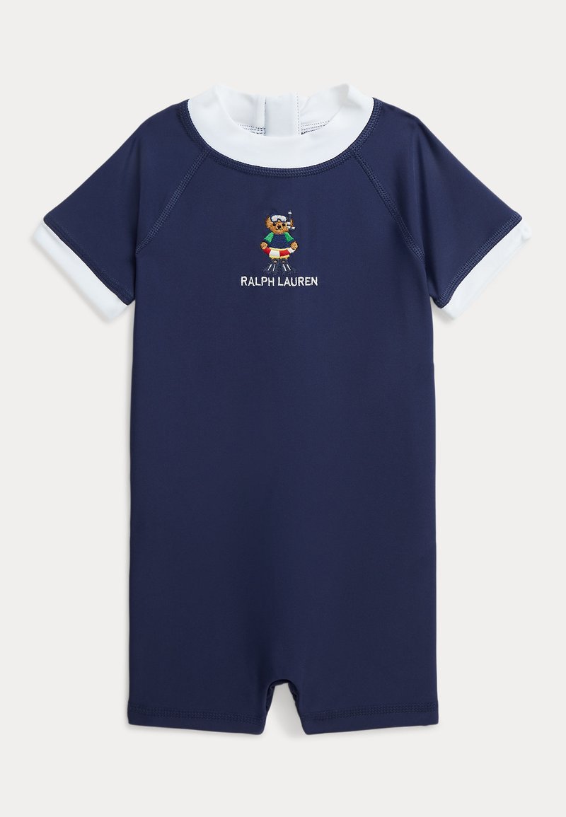 Polo Ralph Lauren BABY SWIMWEAR RASHGUARD - Bañador - newport navy/azul ...