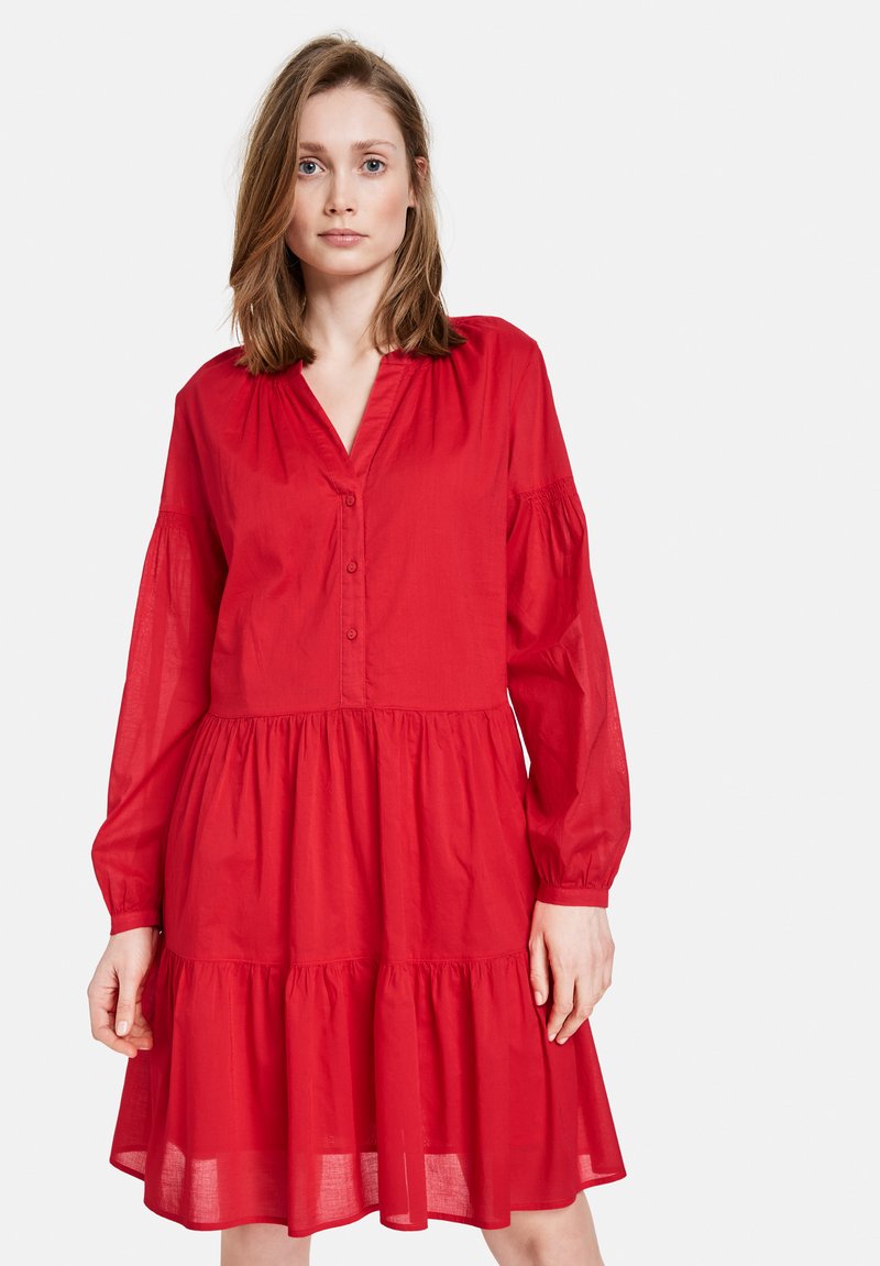 Taifun LANGARM KURZ LEICHTES - Vestido informal - rose kiss/rosa ...