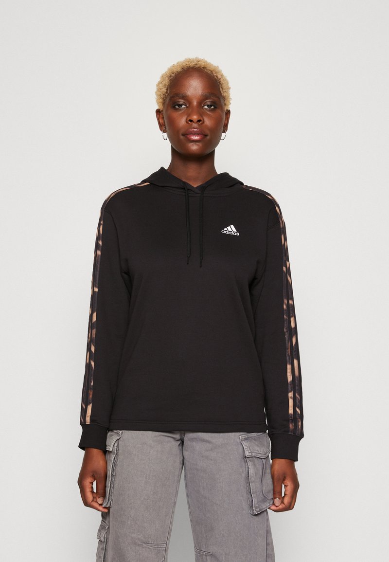 adidas Sportswear Hoodie - black/multicolor/black - Zalando.co.uk