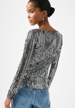 Caroll FRENCH BRAND FASHION ELEGANT MODERN DIAMOND - Blouse - silver ...