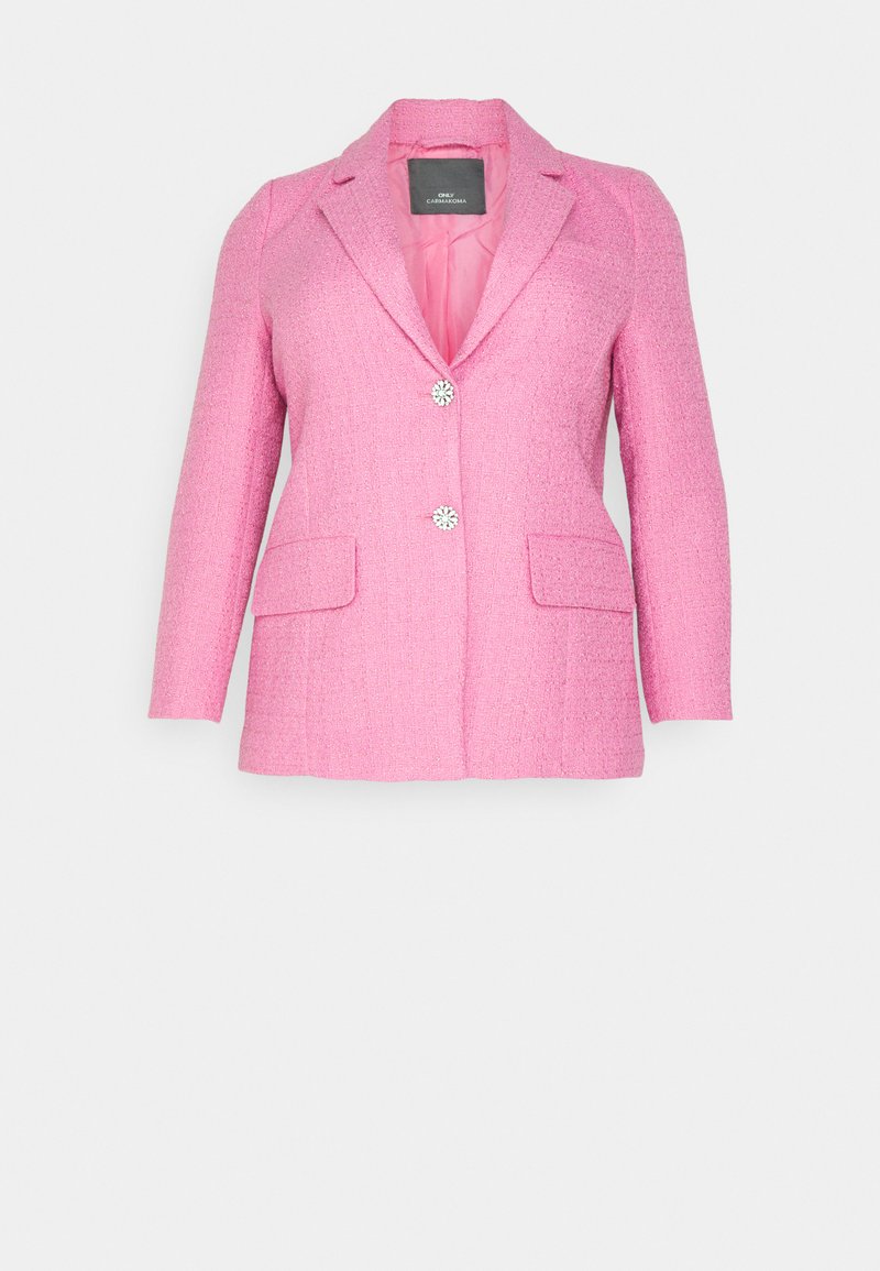 ONLY Carmakoma CARNUAN PLUS SIZE - Blazer - azalea pink/pink - Zalando.dk