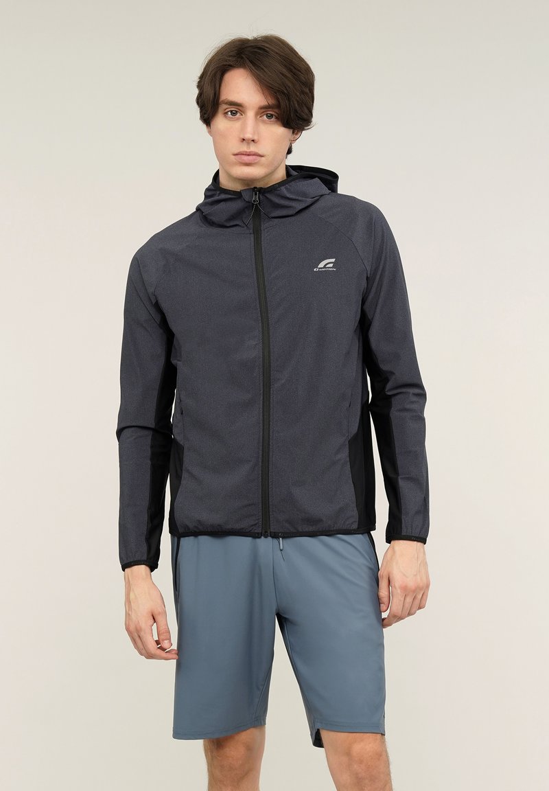 GIORDANO G MOTION - Zip-up sweatshirt - blue marl/blue - Zalando.de