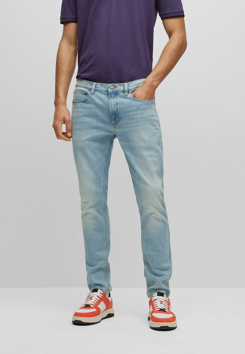 HUGO Slim fit jeans - turquoise one/blue denim - Zalando.co.uk