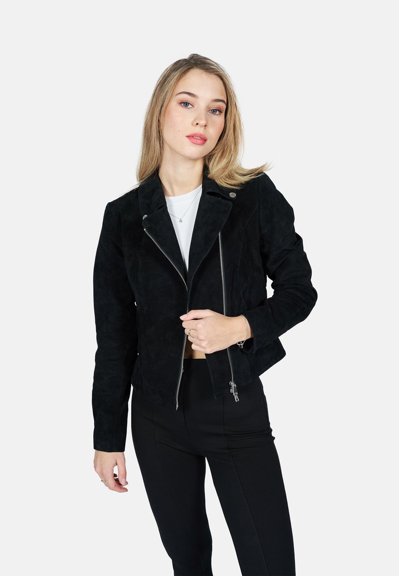 Freaky Nation SUNSET LIGHT FN - Lederjacke - black/schwarz - Zalando.de