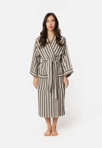 MAЯSIKØH Morgonrock - black beige/svart - Zalando.se