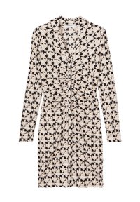 Cache Cache ENG ANLIEGENDES GERAFFTES - Vestido camisero - blanc/blanco ...