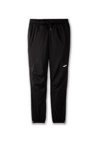 Brooks HIGH POINT WATERPROOF PANT - Tracksuit bottoms - black - Zalando.ie