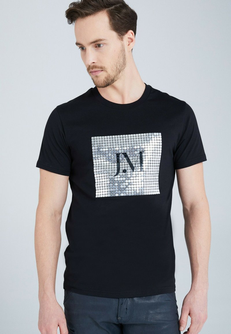 Jeremy Meeks MIT RUNDHALSAUSSCHNITT - Print T-shirt - schwarz/black ...