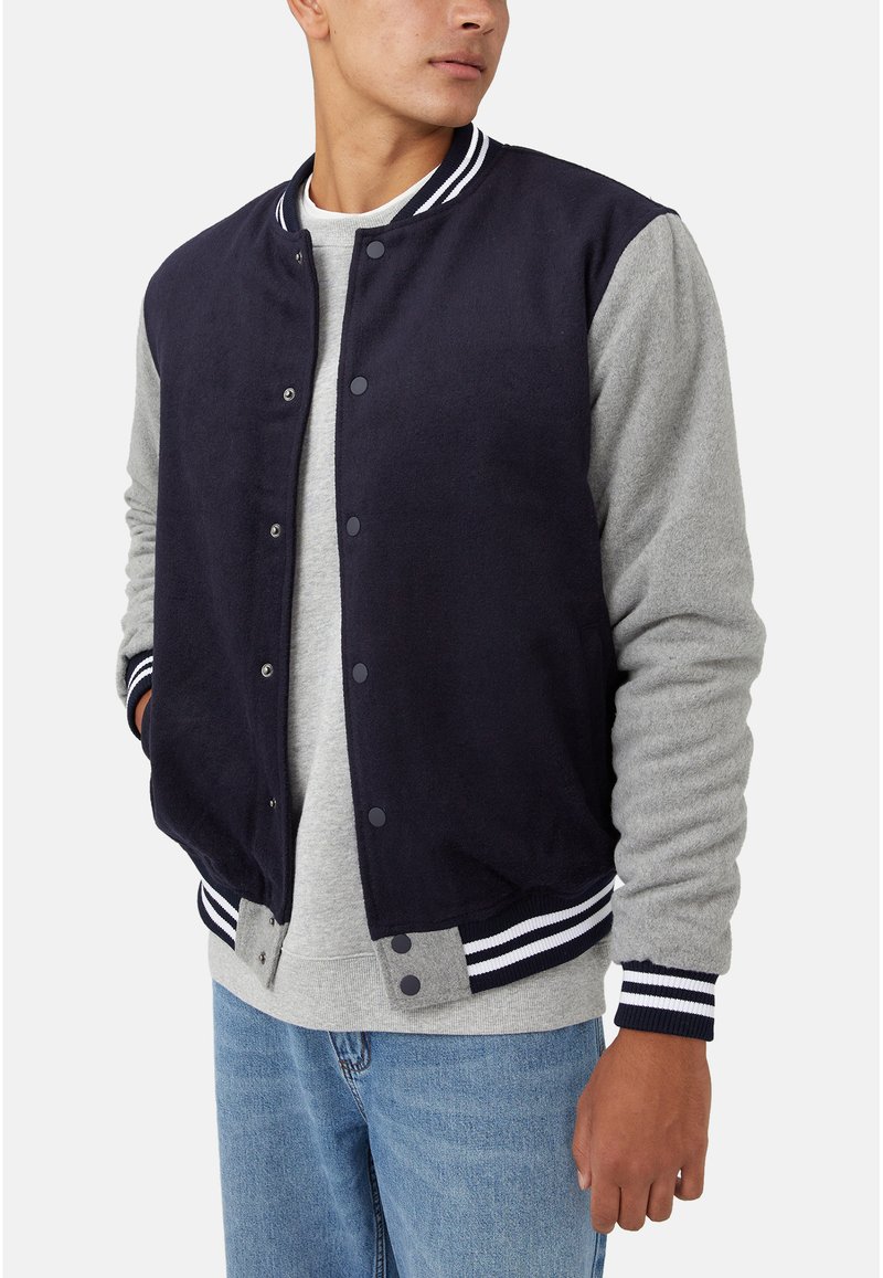 Cotton On VARSITY - Bomber Jacket - navy/dark blue - Zalando.de