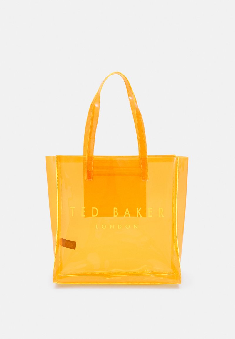 Ted Baker SHEICON LARGE ICON BAG - Tote bag - bright orange/orange ...