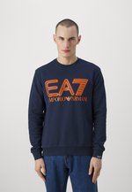 EA7 Emporio Armani Sweatshirt - blue navy/dunkelblau - Zalando.de