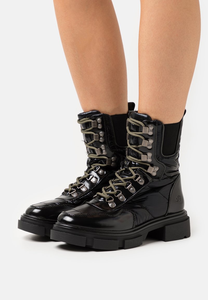 Dockers by Gerli Šněrovací kotníkové boty - schwarz/černá - Zalando.cz