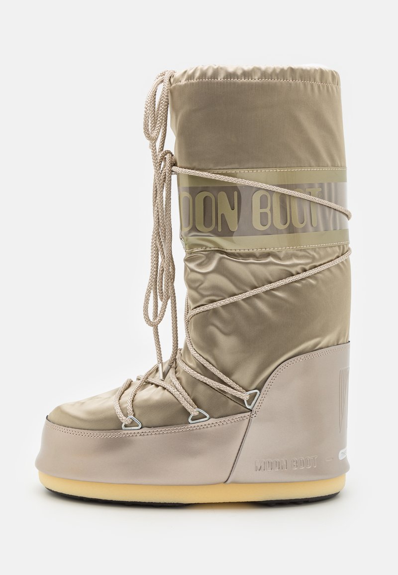 Moon Boot ICON GLANCE MOVED - Winter boots - platinum/gold-coloured ...