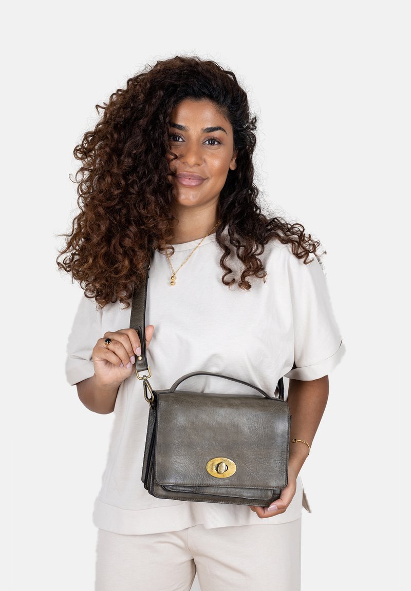 RE:DESIGNED ALBA BIG - Sac à main - olive - ZALANDO.FR