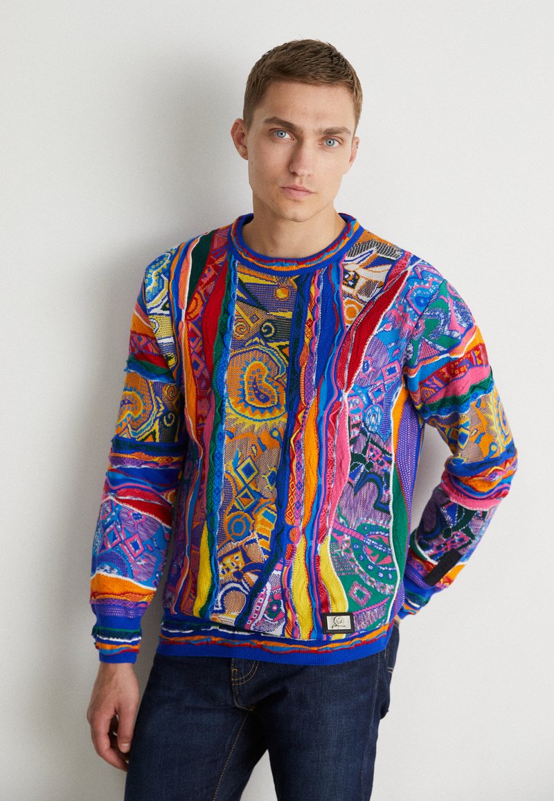 Carlo Colucci UNISEX - Trui - blue/pink/yellow/blauw - Zalando.nl