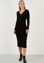 LELA SLIM FIT - Shift dress - black - Zalando.ie
