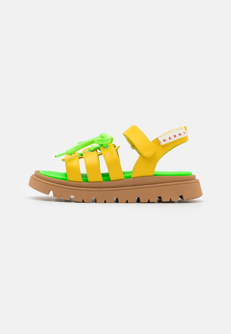 Marni UNISEX - Riemensandalette - yellow/green/gelb - Zalando.de