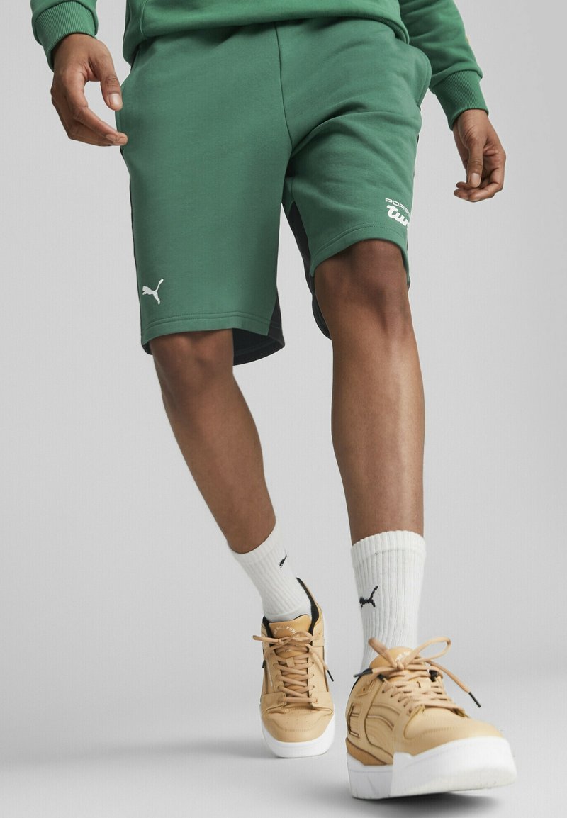 Puma PORSCHE LEGACY - Træningsbukser - vine/grøn - Zalando.dk