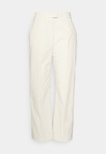 BOSS TESONA - Trousers - open white/white - Zalando