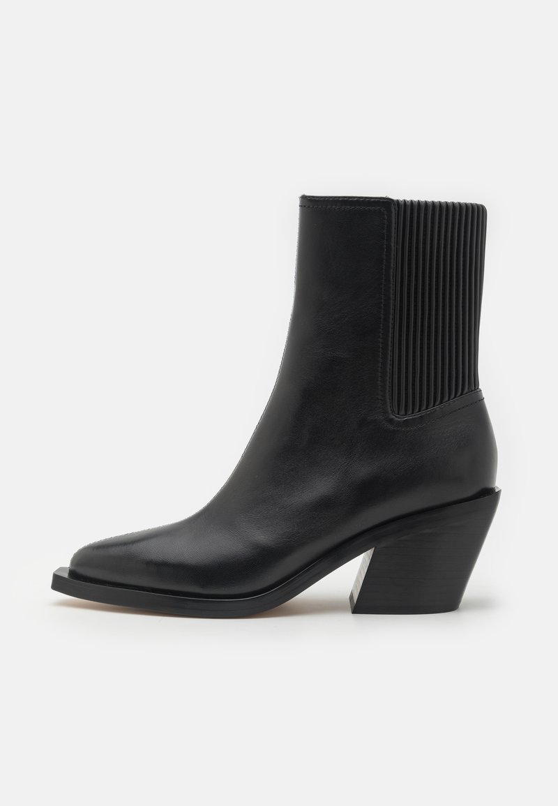 COACH PRESTYN BOOTIE - Cowboy-/Bikerlaarsjes - black/zwart - Zalando.be