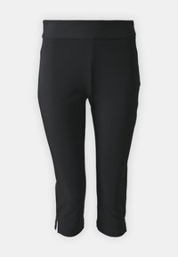 Gina Tricot CAPRI TROUSERS - Shorts - black/svart - Zalando.no