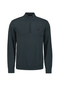 NO EXCESS TIMELESS BASICS HALF-ZIP - Trui - dark blue/donkerblauw - Zalando.nl