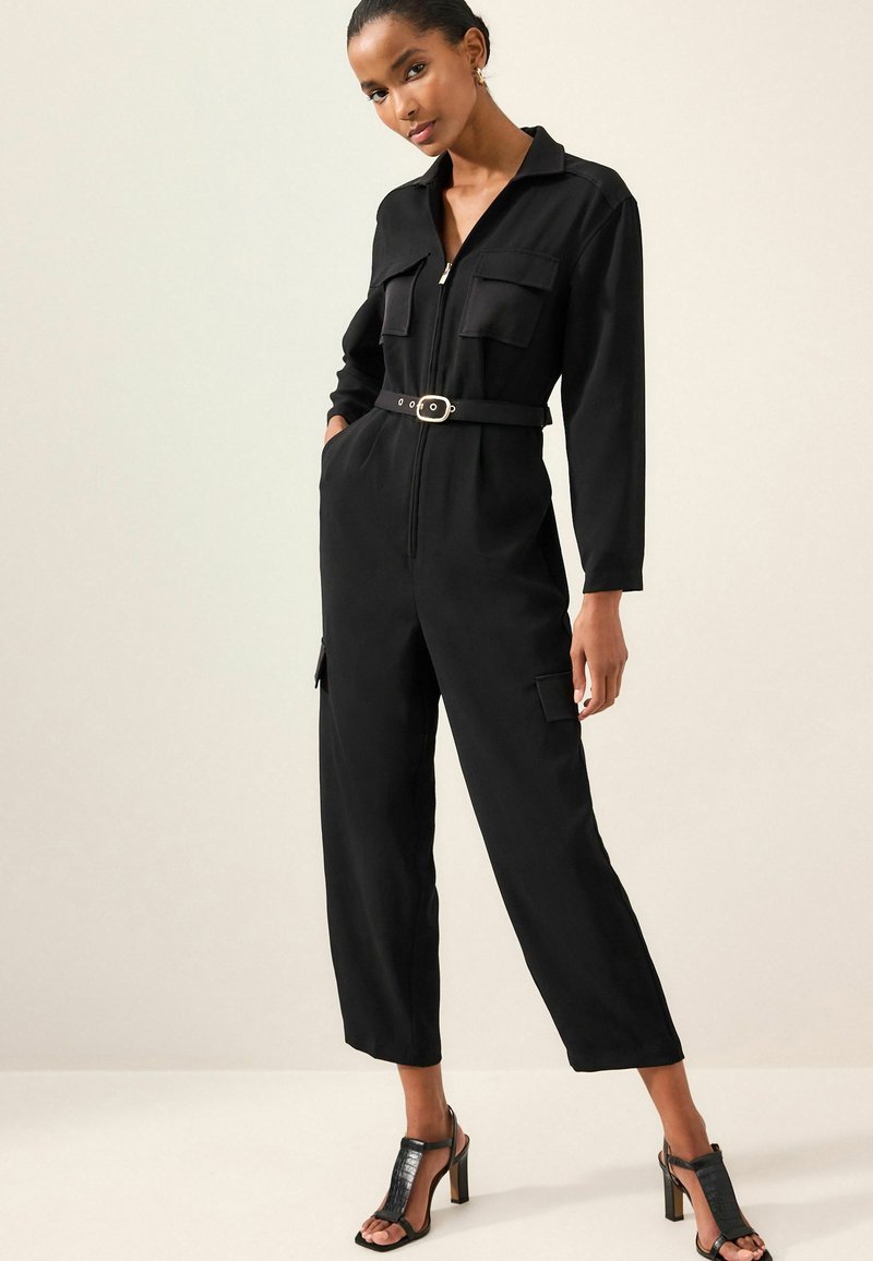 Next LONG SLEEVE UTILITY - Jumpsuit - black/schwarz - Zalando.ch
