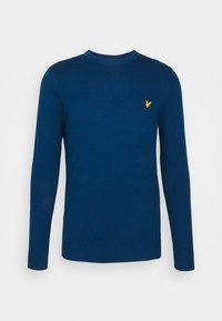 Lyle & Scott CREW NECK - Stickad tröja - apresnavy/mörkblå - Zalando.se