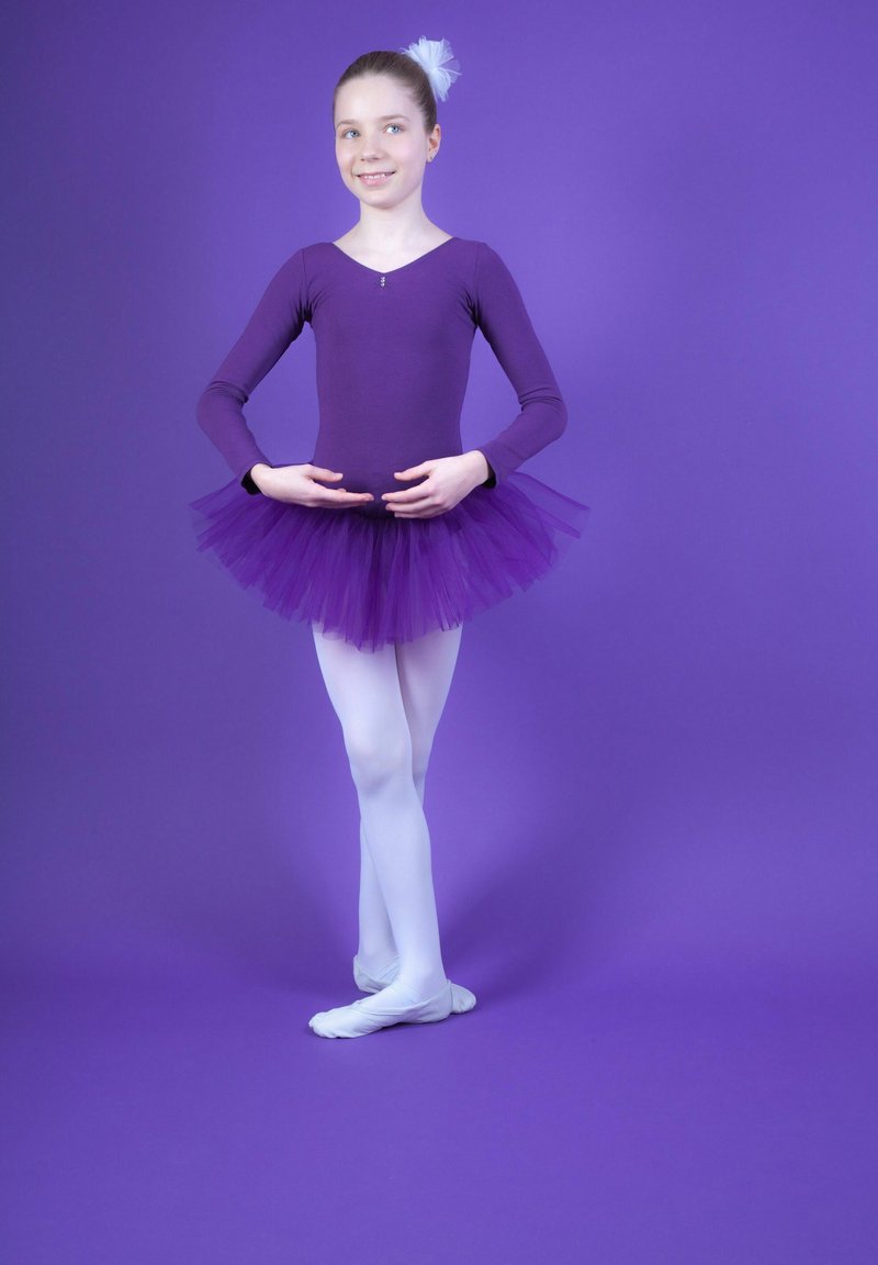 Tanzmuster BALLETT TUTU ROMY LANGARM - Leotard - lila/purple - Zalando.de