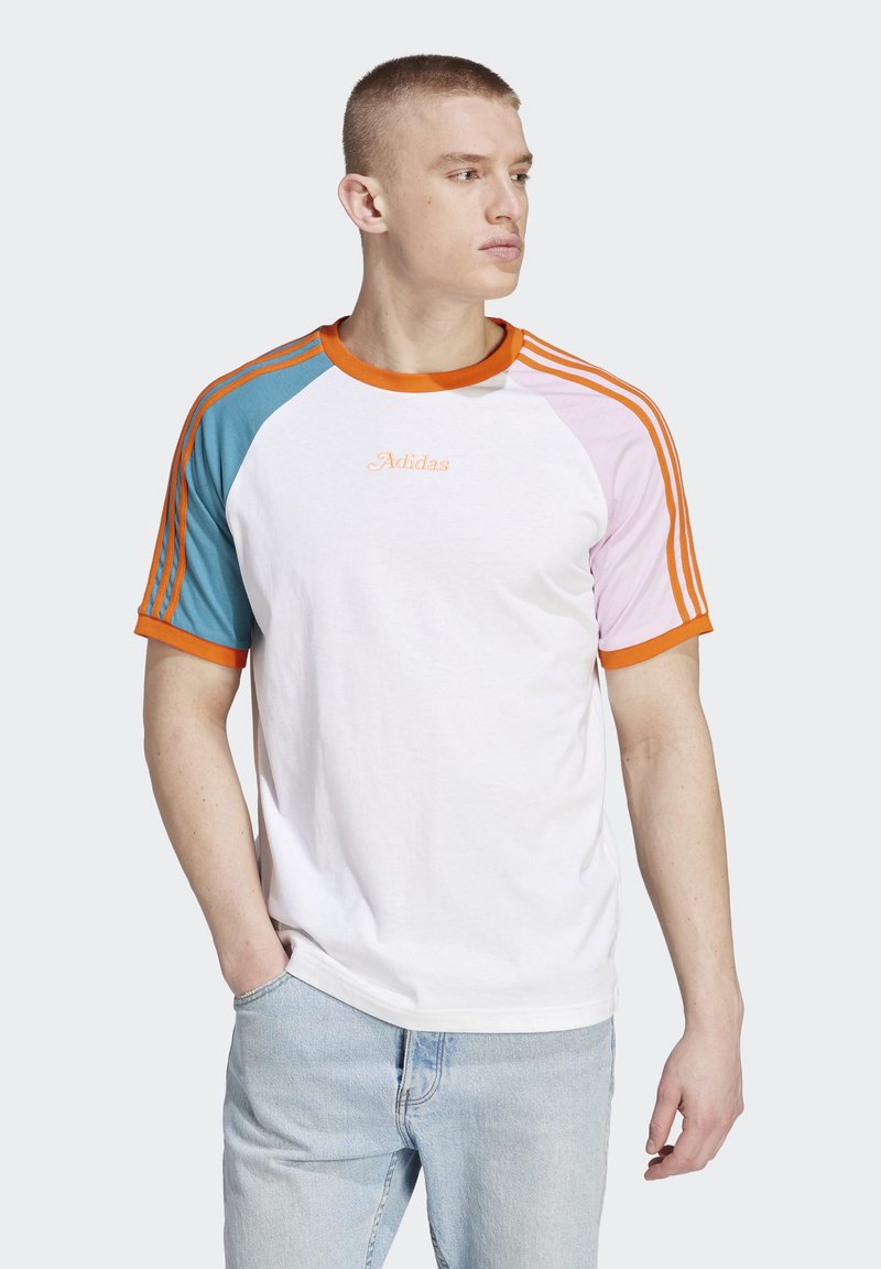 adidas Originals ENJOY SUMMER RAGLAN - Print T-shirt - white - Zalando.ie