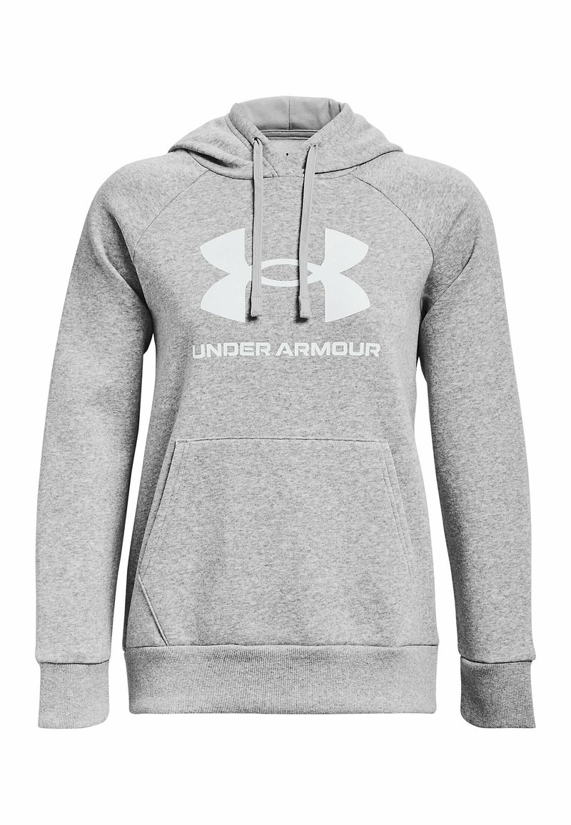 Under Armour RIVAL FLEECE BIG LOGO - Kapuzenpullover - mod gray light ...