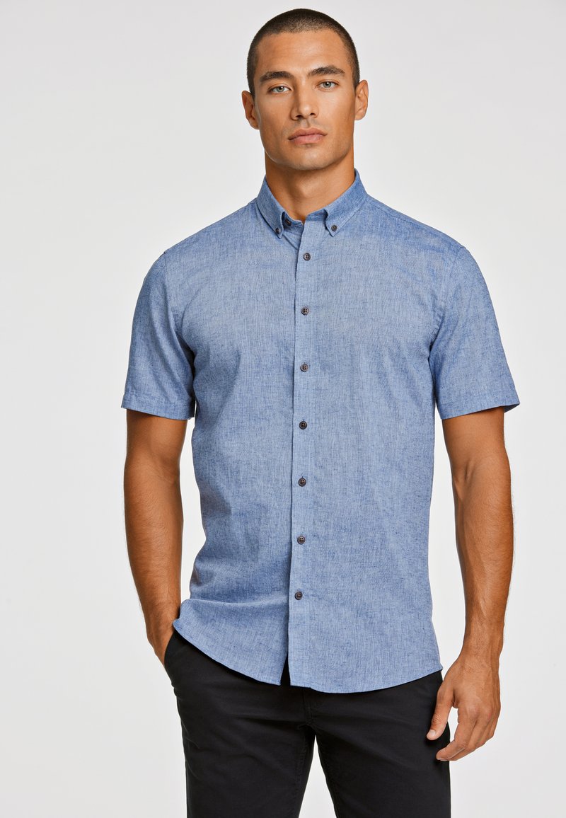 Lindbergh S/S - Camisa - dk blue/azul marino - Zalando.es