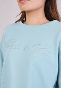 Project X Paris BASIC COURT AMPLE - Sweatshirt - turquoise - ZALANDO.FR