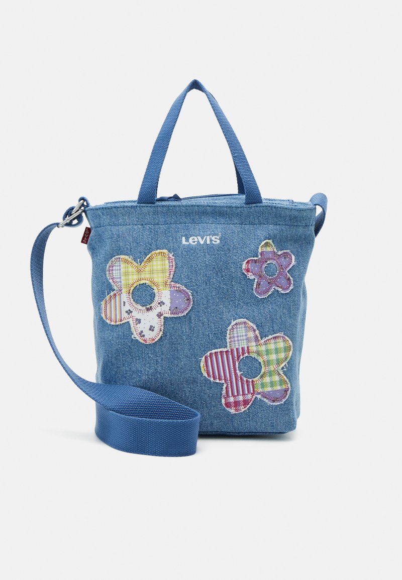 Levi's® MINI ICON TOTE - Umhängetasche - jeans blue/blue denim - Zalando.at