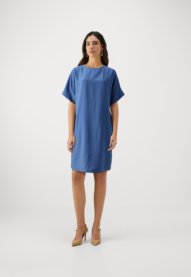 Bruuns Bazaar Cress Gigi Dress Robe De Jour Coastal Fjord Bleu