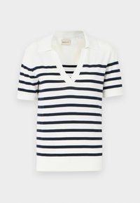 GANT STRIPED RUGGER - Džemper - cream/valkjas - Zalando.ee