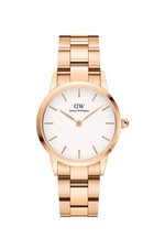 Daniel Wellington ICONIC LINK 28mm - Reloj - rose gold-coloured/dorado ...