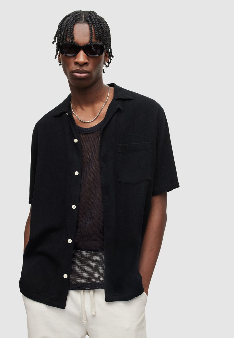 AllSaints CUDI SS - Camisa - black/negro - Zalando.es