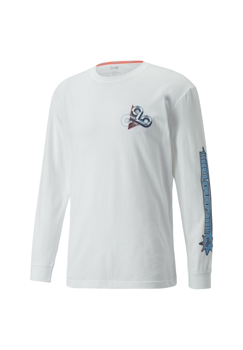 Puma Print T-shirt - bright white/white - Zalando