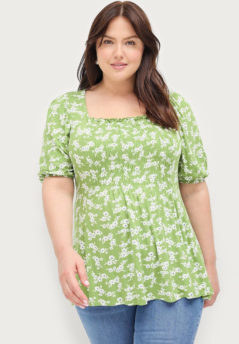 Ellos Plus collection T-shirt con stampa - grün/verde - Zalando.it